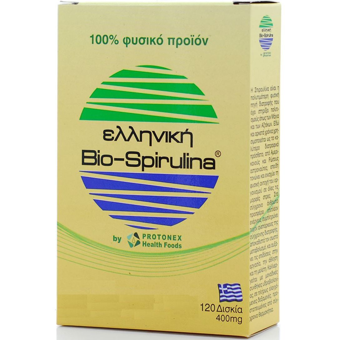 Protonex Bio-Spirulina 400mg 120tabs | Pharm24.gr