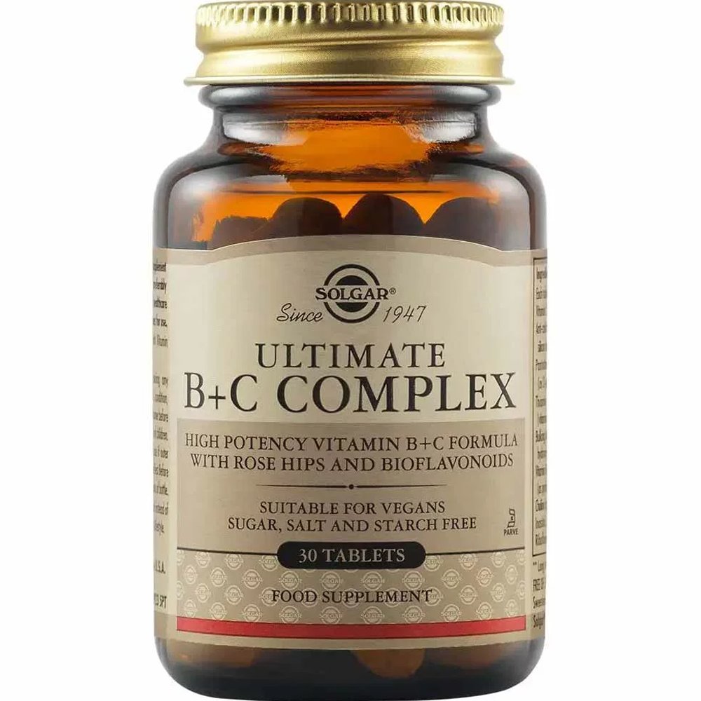 Solgar Ultimate B+C Complex 30tabs | Pharm24.gr