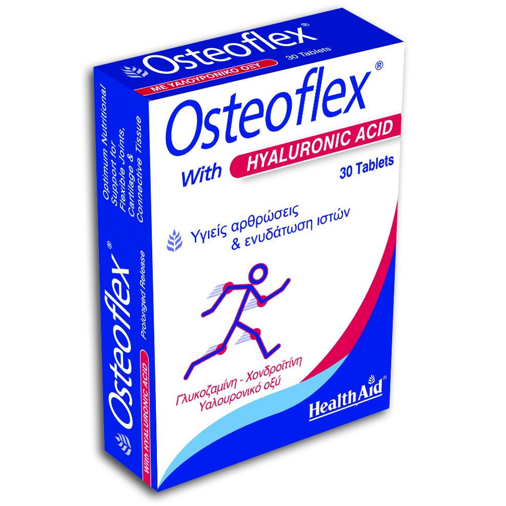 Health Aid Osteoflex with Hyaluronic Acid 30tabs | Pharm24.gr