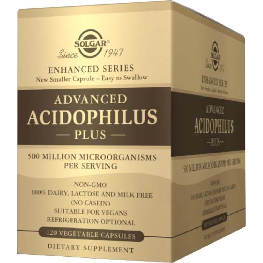 Solgar Advanced Acidophilus Plus 120veg.caps | Pharm24.gr