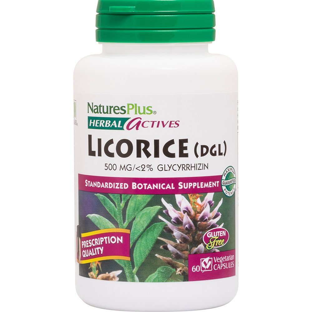 Natures Plus Licorice (DGL) 500mg 60caps | Pharm24.gr