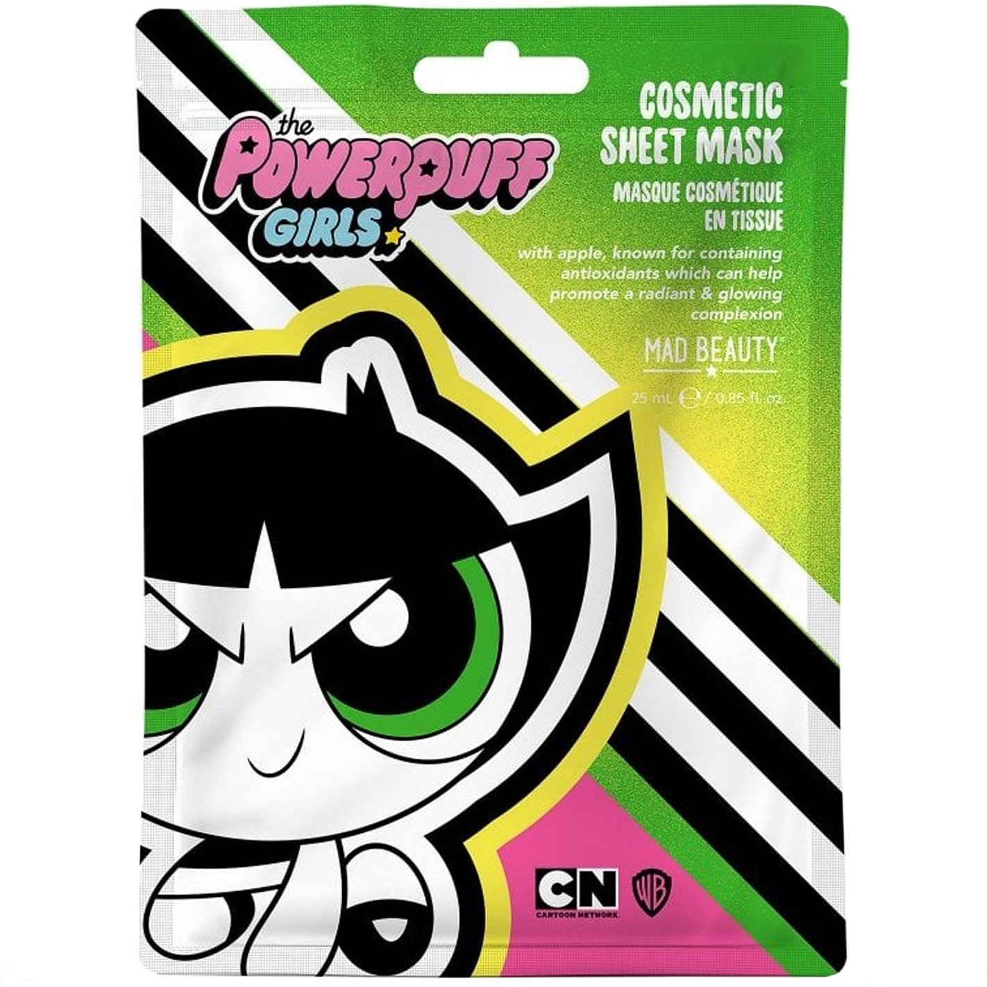 Mad Beauty Powerpuff Girls Cosmetic Sheet Mask 1x25ml - Buttercup ...