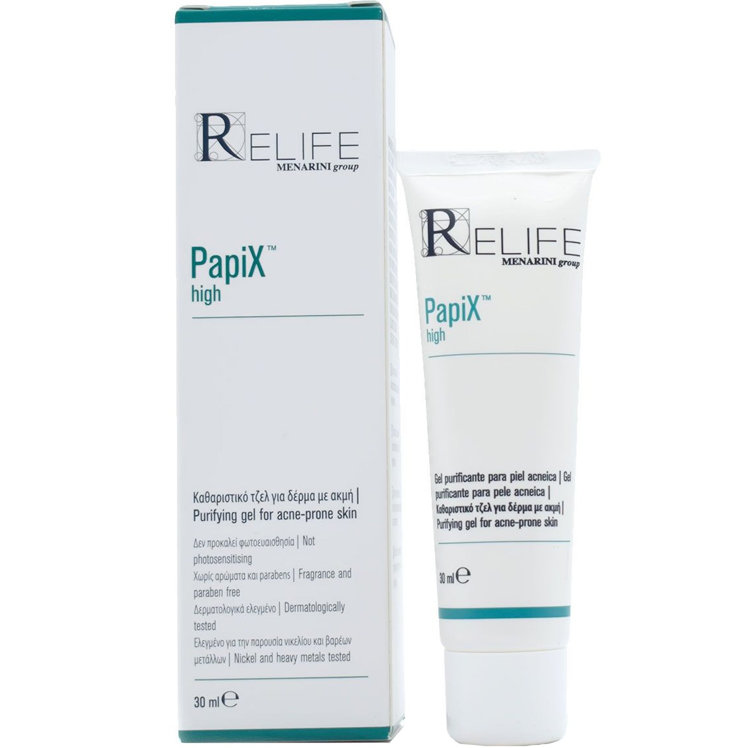 Menarini Relife Papix High Purifying Gel for Acne Prone Skin 30ml ...