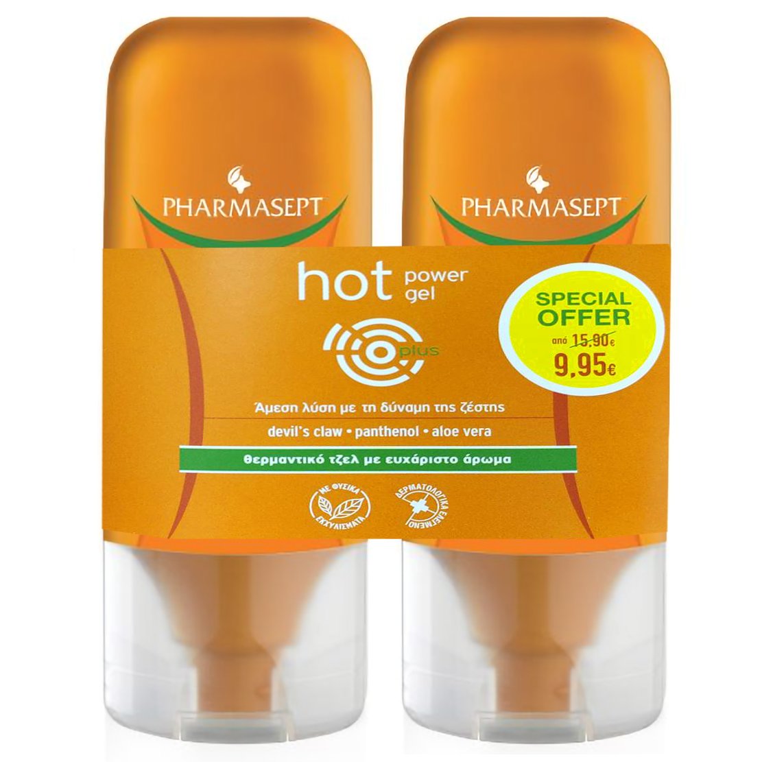 Pharmasept Promo Hot Power Body Gel 2x100ml | Pharm24.gr
